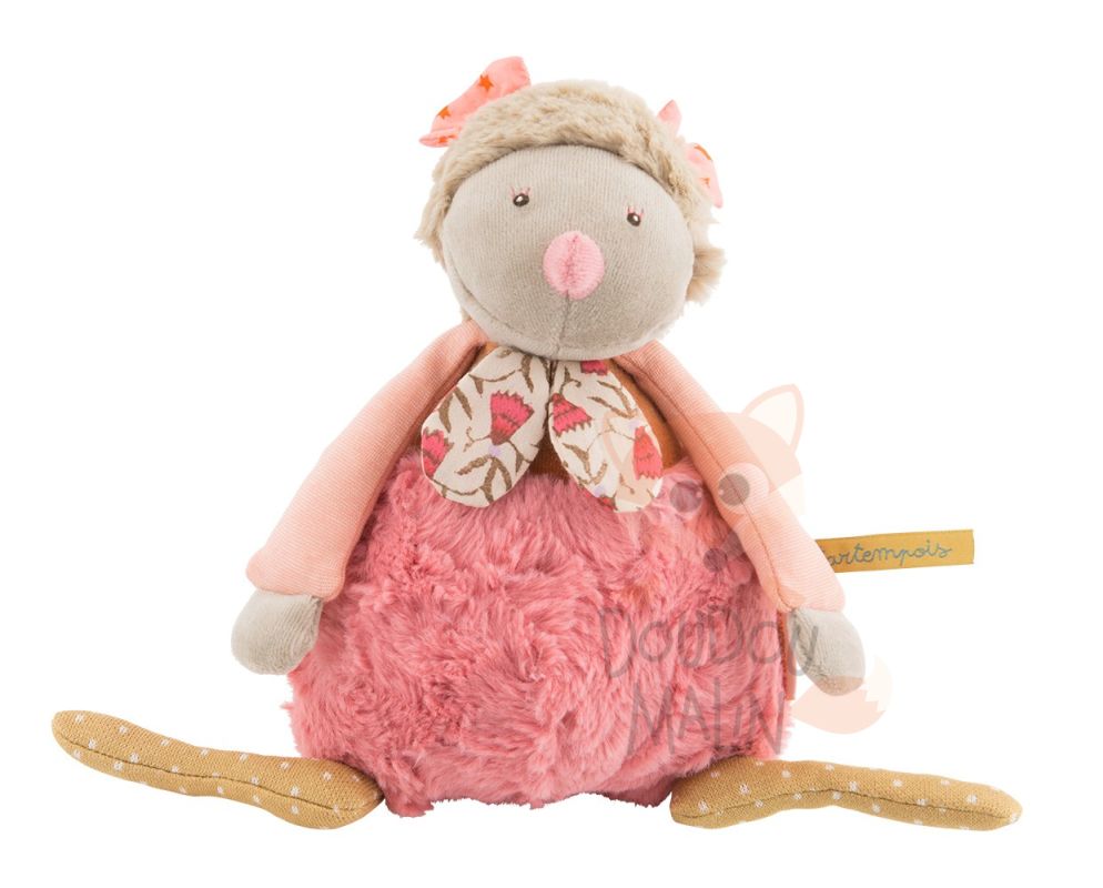 Moulin Roty Les tartempois Boîte à musique luciole rose