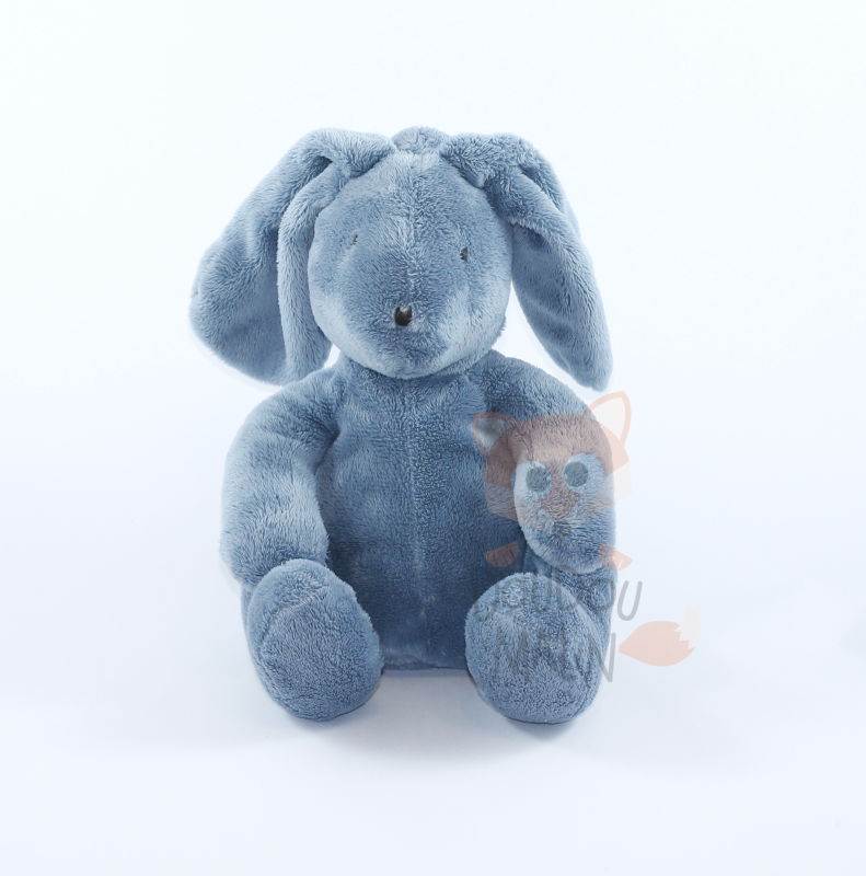 DPAM Peluche lapin bleu foncé 25 cm