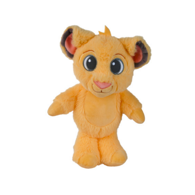 Disney - Simba le lion - Peluche Flopsie jaune 25 cm