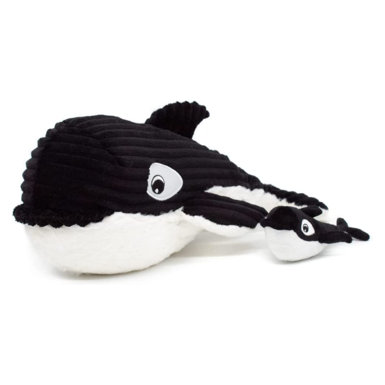 Les Déglingos - Les Ptipotos - Morfalou l'orque noire - Peluche 36 cm